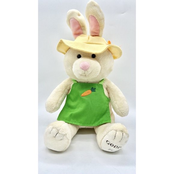 Godiva | Toys | Godiva 22 Easter Plush Bunny Rabbit Green Apron Yellow ...